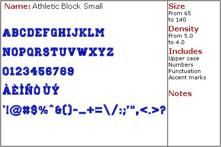 Athletic Block Small